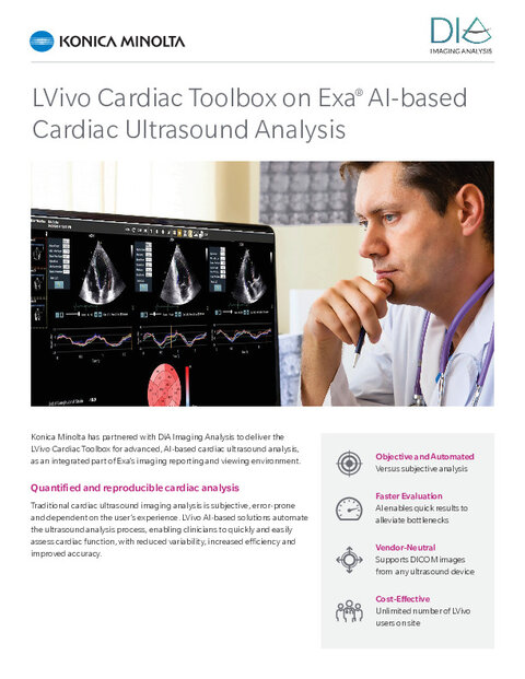Exa Cardio | Konica Minolta Healthcare Americas, Inc.