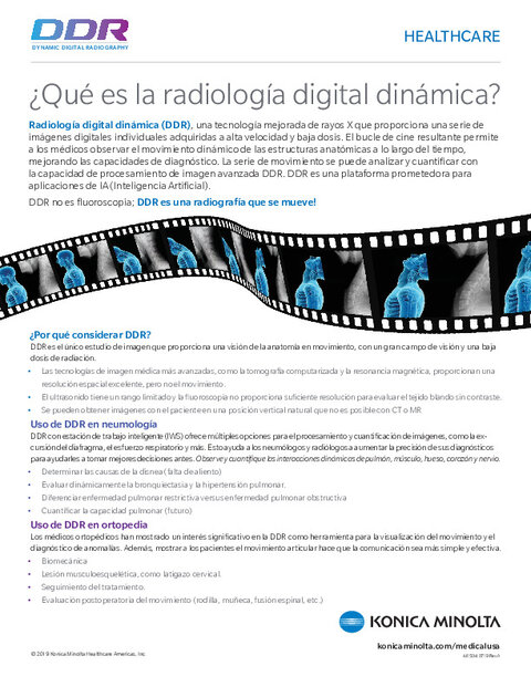 Dynamic Digital Radiography | Konica Minolta Healthcare Americas, Inc.