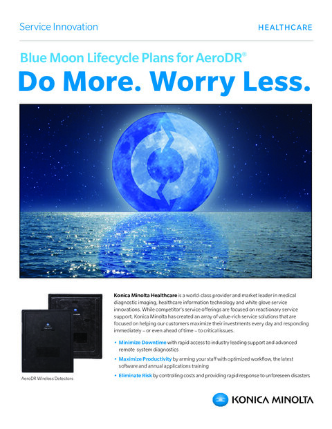 Blue Moon for AeroDR | Konica Minolta Healthcare Americas, Inc.