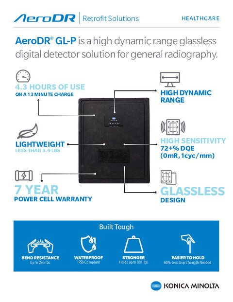 AeroDR Glassless Flat Panel Detectors | Konica Minolta Healthcare ...
