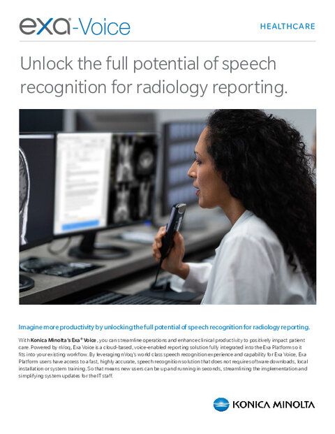 Exa PACS | Konica Minolta Healthcare Americas, Inc.