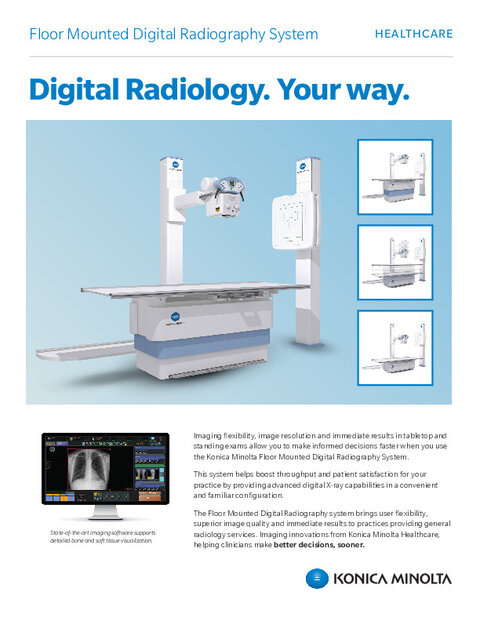 Dynamic Digital Radiography | Konica Minolta Healthcare Americas, Inc.